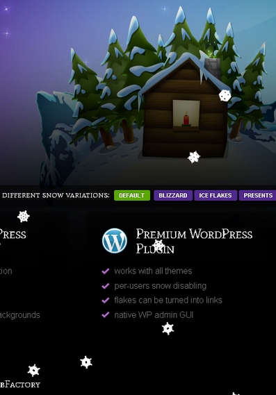 Best WordPress Plugin To Add Falling Snow Flakes Animation